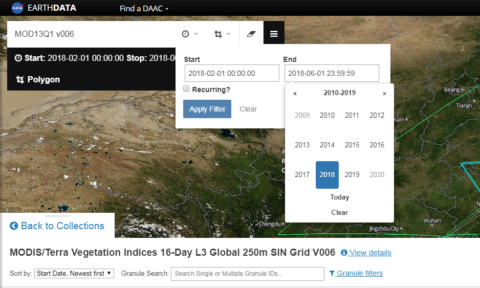 [经验共享] 影像下载篇——在NASA上下载MODIS免费卫星影像的方法_nasa拍的月亮怎么下载-CSDN博客