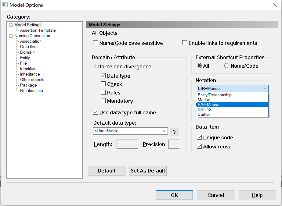 PowerDesigner(CDM)画ER图并导出且在DBMS中运行_powerdesigner画er图教程-CSDN博客