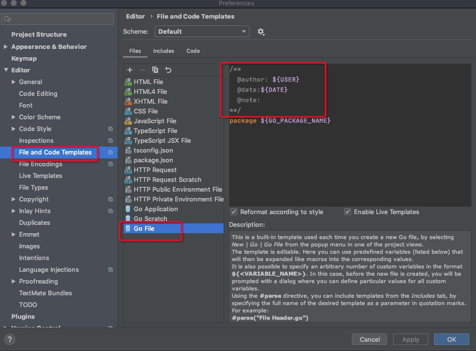goland 设置注释模板_goland设置函数注释模版-CSDN博客