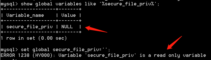 Mysql - -导出数据之全局变量secure_file_priv_mysql 导出 --secure-file-priv-CSDN博客