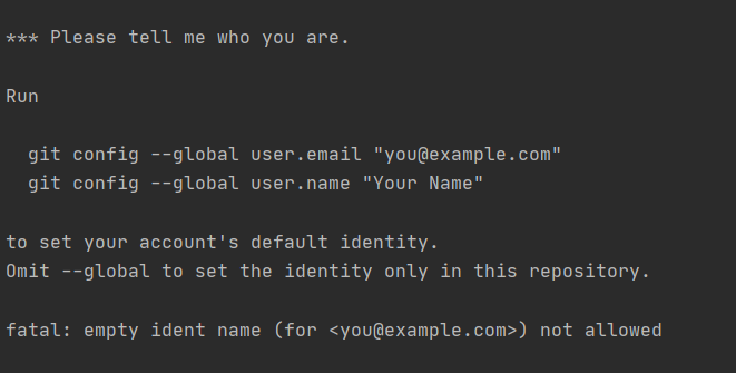 关于git的 unable to auto-detect email address (got 'admin@pc.(none)')错误的解决方法_unable to auto-detect ...