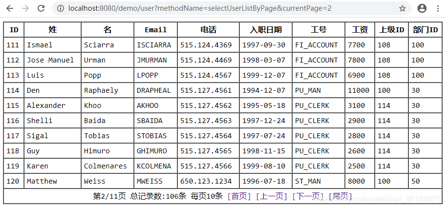 Jsp实现分页查询jsp分页查询 Csdn博客
