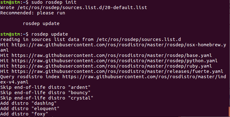 ros 中ERROR: cannot download default sources list from: https://raw.githubusercontent.com/ros ...