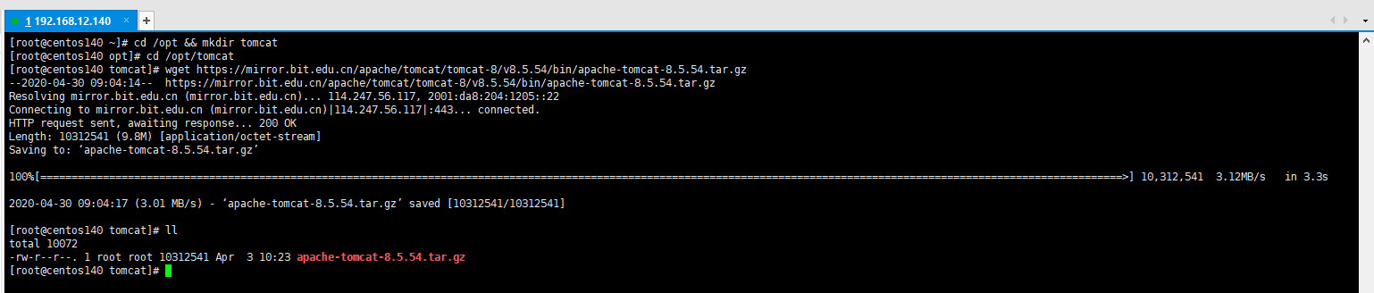 CentOS7安装Tomcat8.5.54_apache-tomcat-8.5.54.tar.gz-CSDN博客