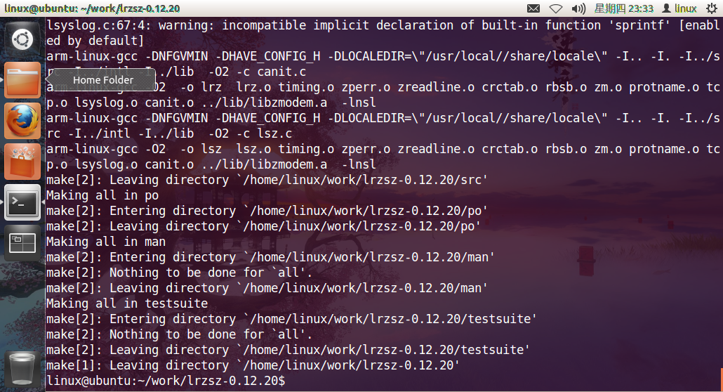 Linux下开发板通过串口和PC文件传输（lrzsz）_使用超级终端向linux开发版拷贝文件-CSDN博客