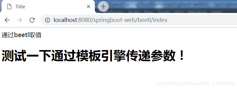 IDEA Springboot 整合 beetl 模板引擎_idea beetl-CSDN博客
