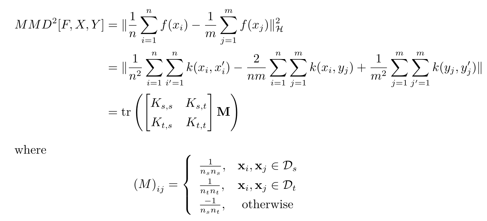 MMD~Maximum Mean Discrepancy 最大均值差异 pytorch&tensorflow代码_mmd maximum mean discrepancy 最大均值差异-CSDN博客
