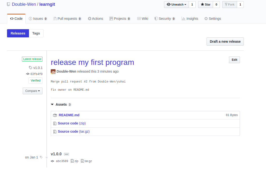 使用HUB命令行发布github releases并发布二进制文件_github内哪个是二进制文件-CSDN博客