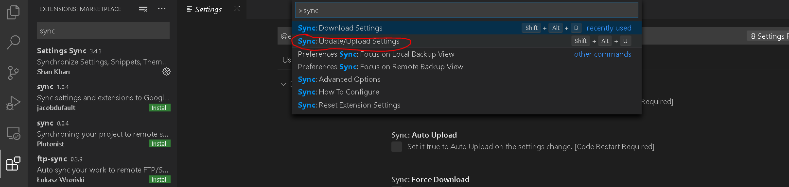 VSCode设置文件同步配置_vscode同步配置-CSDN博客