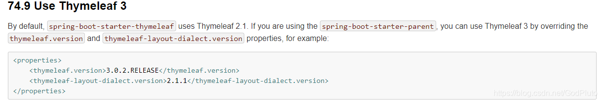 Springboot Thymeleaf详解 大种马的博客 Csdn博客 Spring Boot Starter Thymeleaf