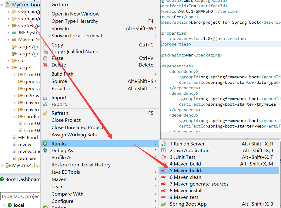 STS(Spring Tool Suite)中打包.jar和.war（项目打包）_springtoolsuite4 ssm javaweb 项目打包 war-CSDN博客