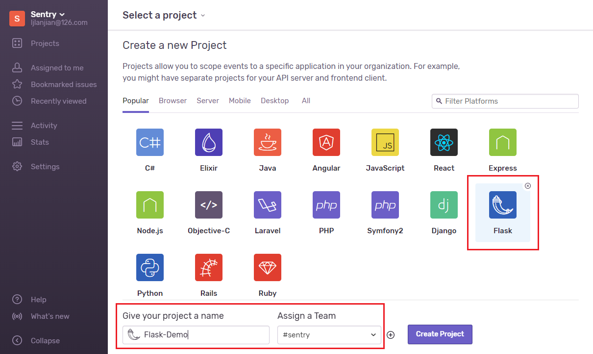 Sentry实时错误追踪系统使用说明_sentry怎么使用-CSDN博客