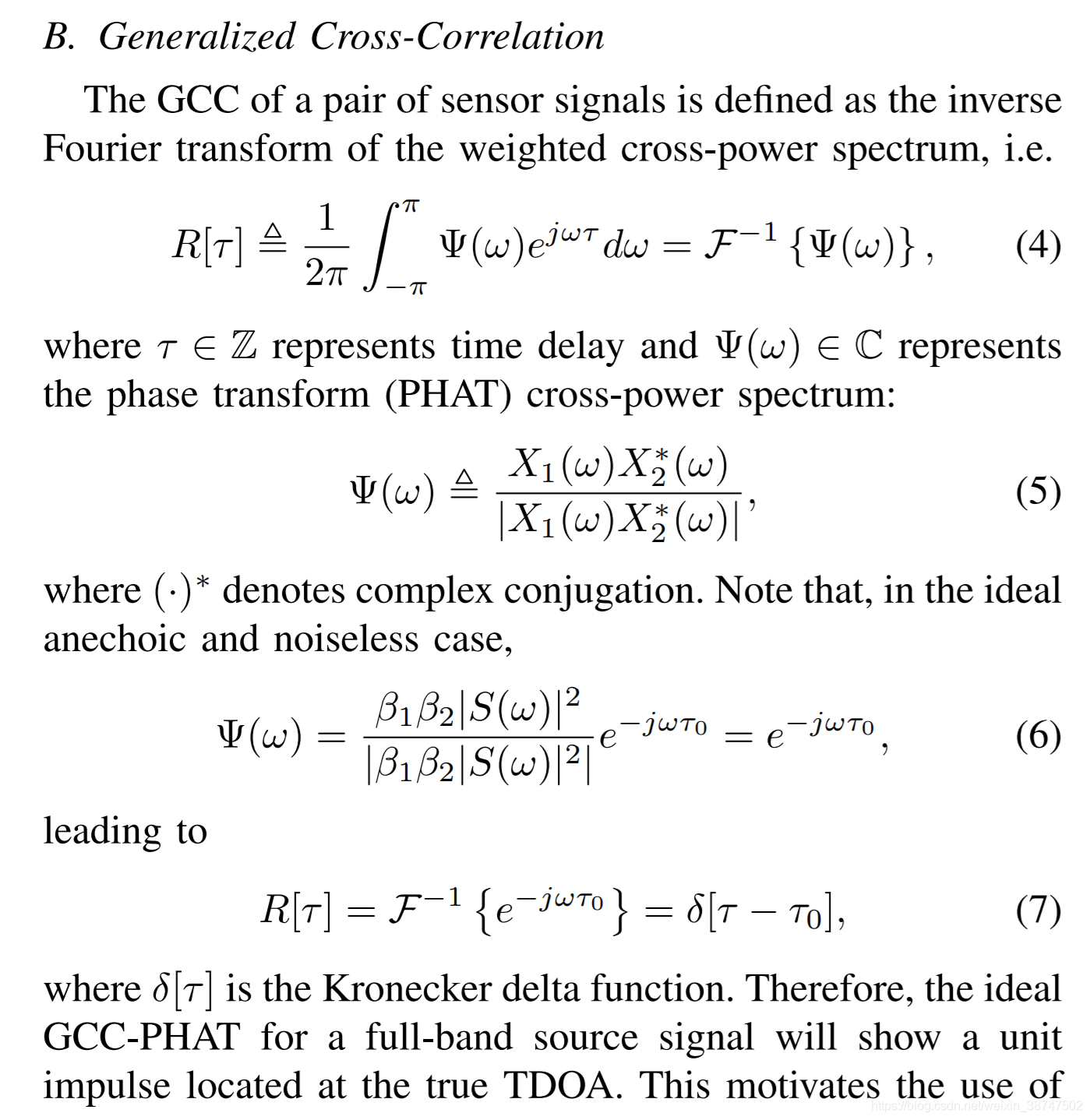 Tde (time Delay Estimation)时延估计 Csdn博客