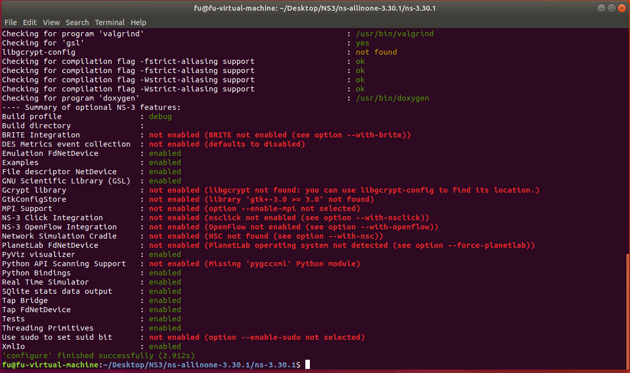 NS3从入门到弃坑之3——NS3的安装_ns3.17-CSDN博客