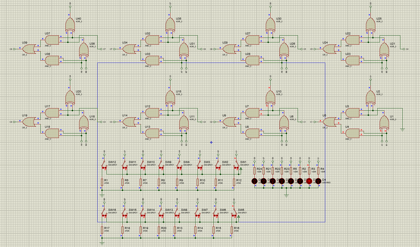 CPU basics --- design an 8-bit parallel adder - Programmer Sought