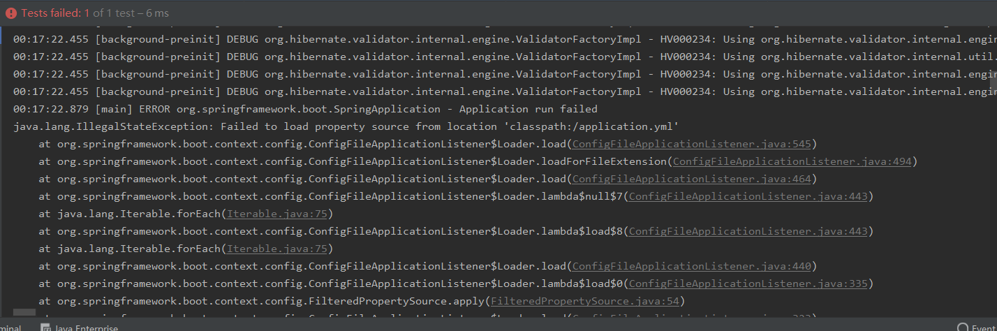项目启动报“Failed to load property source from location ‘classpath:/application.yml‘” - 灰信网（软件开发博客聚合）
