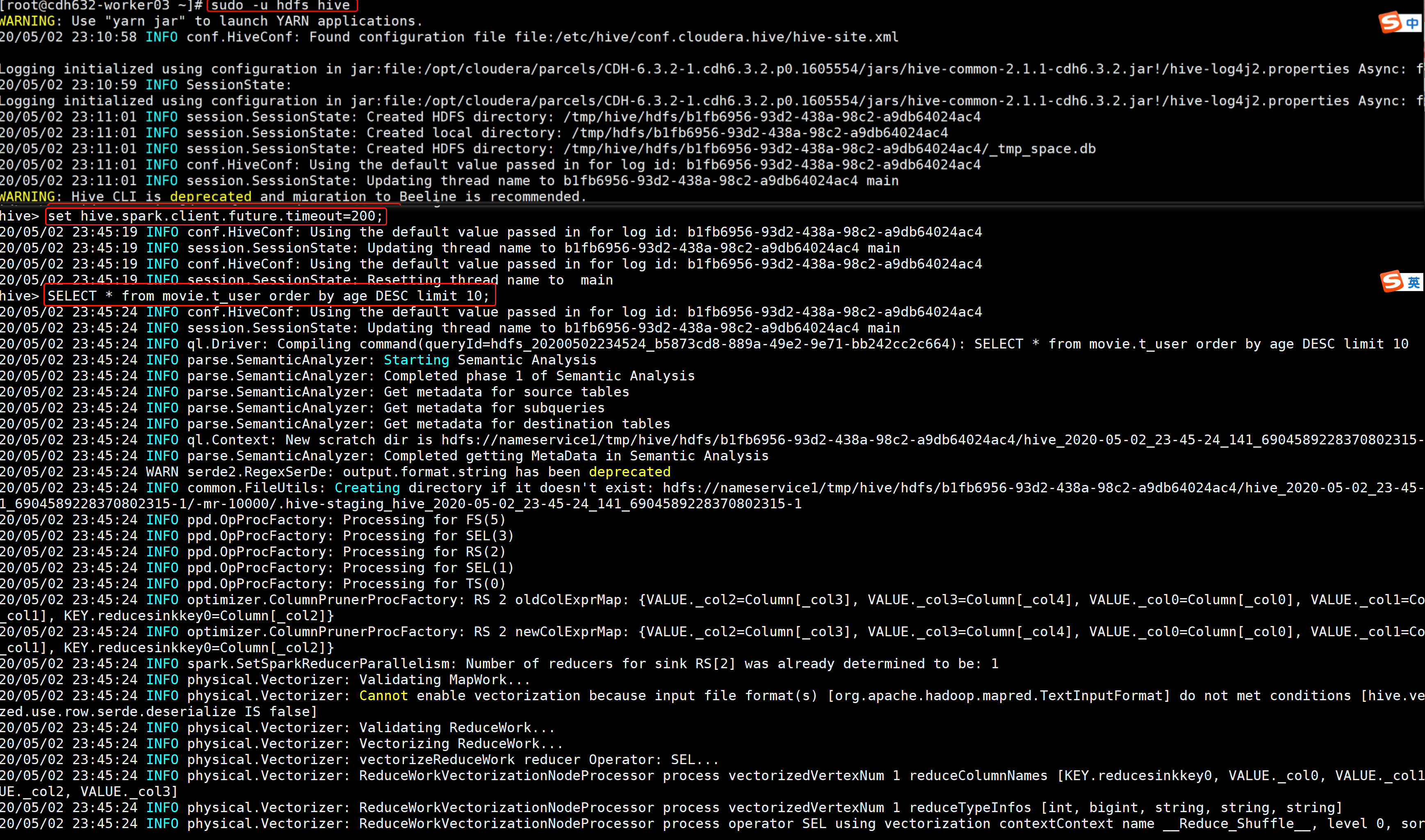 cdh6.3.2配置Hive on Spark_spark-submit process failed with exit code 1 and e-CSDN博客