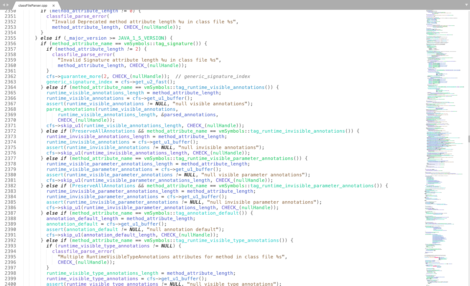 Hotspot JVM 底层C/C++ 源码 入门10 类方法解析 methodOop_classcastexception: sun.jvm.hotspot.oops.method ca ...