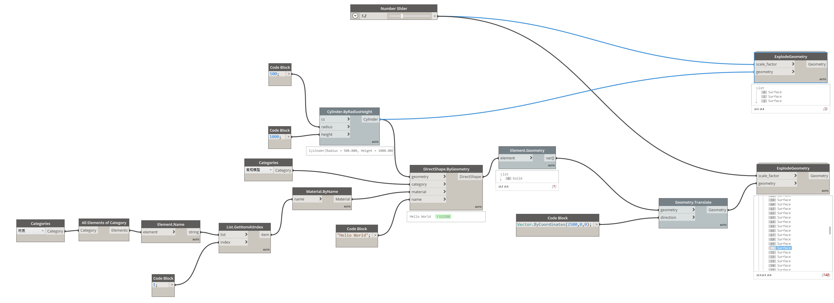 Dynamo For Revit: 图形转化为 DirectShape_revit dynamo不能提取面-CSDN博客