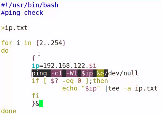 27. for 实现批量主机ping探测_for ping-CSDN博客
