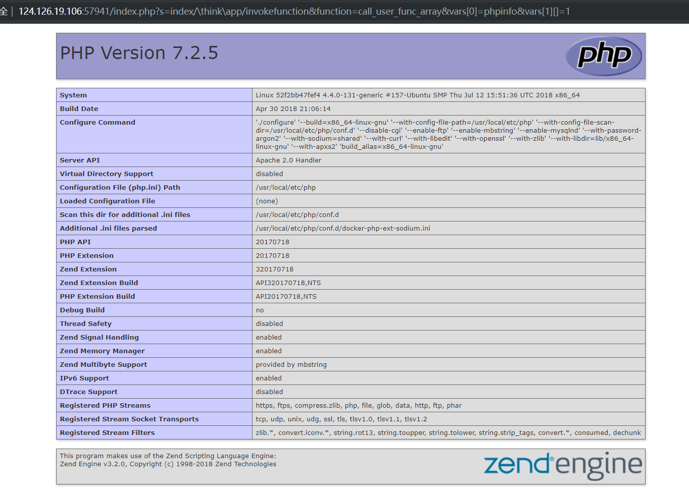 CTF——Thinkphp5远程命令执行漏洞利用_thinkphp5ctf-CSDN博客