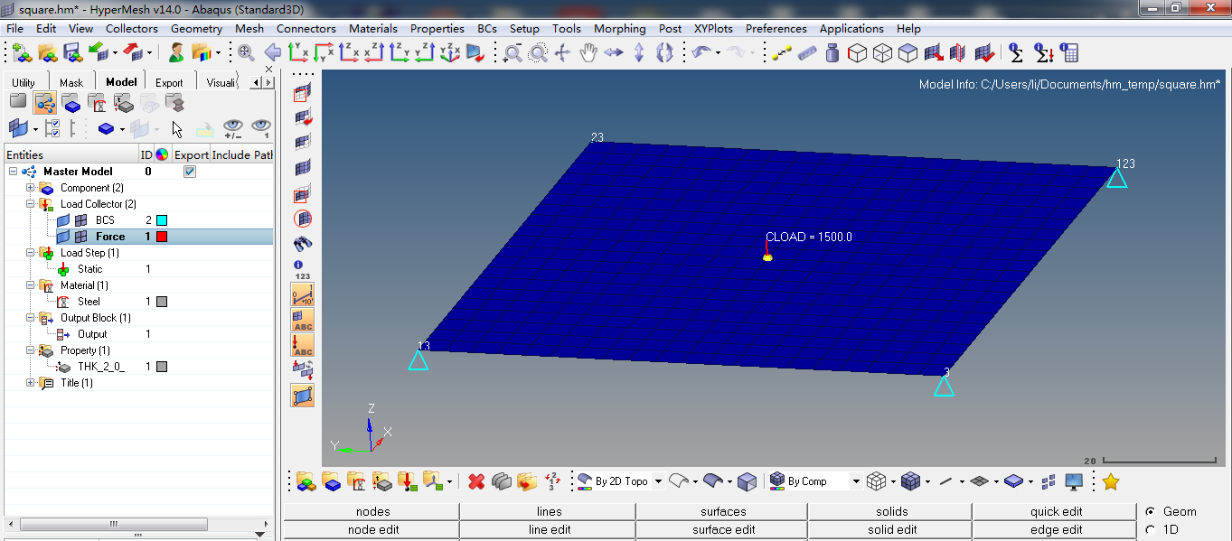 Hypermesh+Abaqus加载问题_hypermesh abaqus加载-CSDN博客