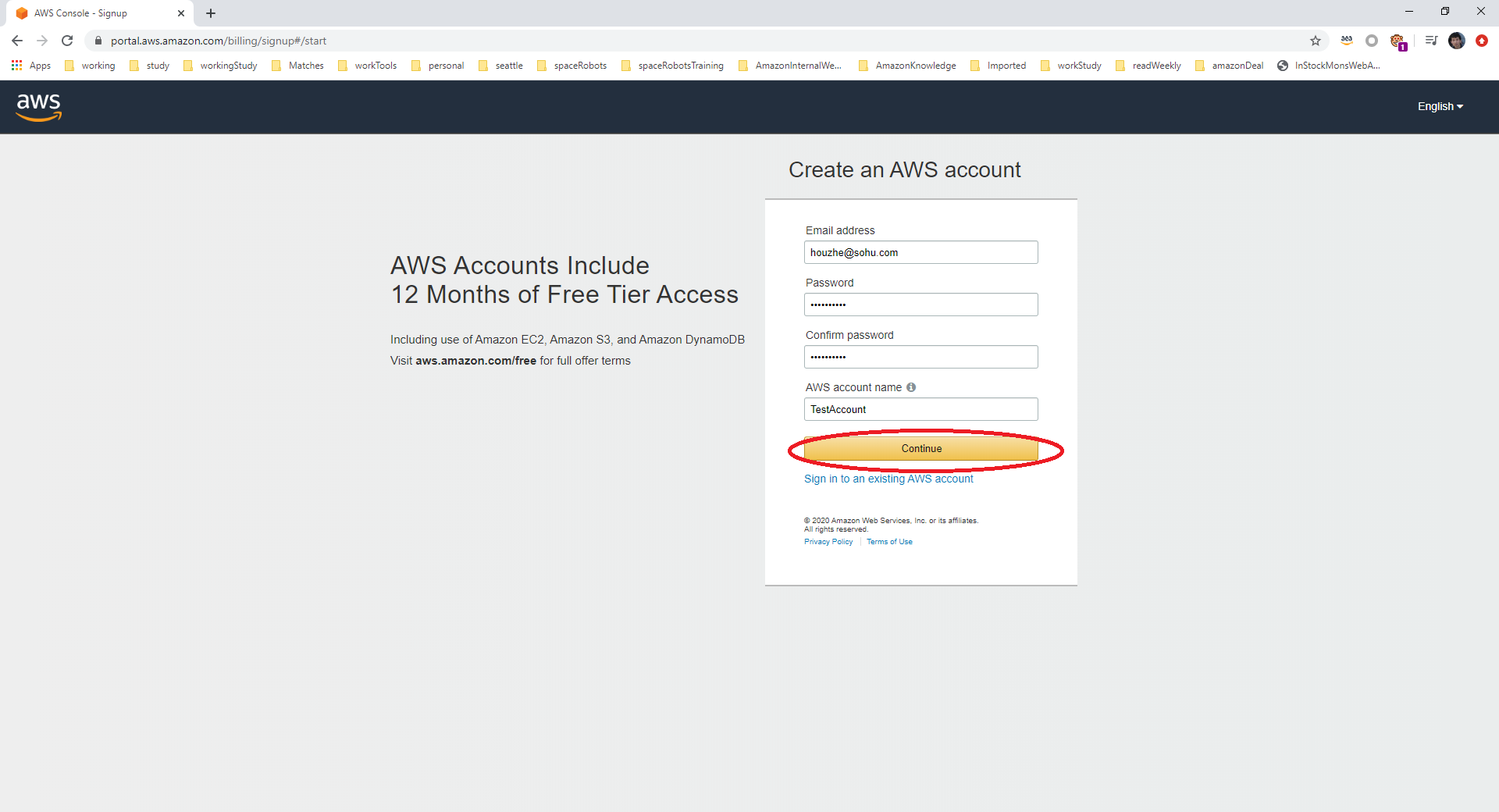 AWS入门指南之一：怎样创建免费的AWS账号_aws免费账号_书香门第的博客-CSDN博客