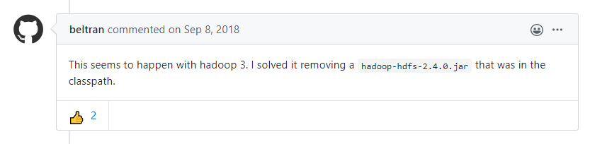 [Hadoop] 异常class org.apache.hadoop.hdfs.web.HftpFileSystem cannot access its superinterface ...