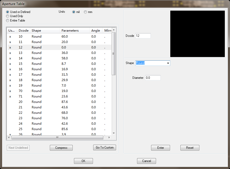 CAM350导入gerber报错“Aperture are used which have a size of 0”_apertures ...