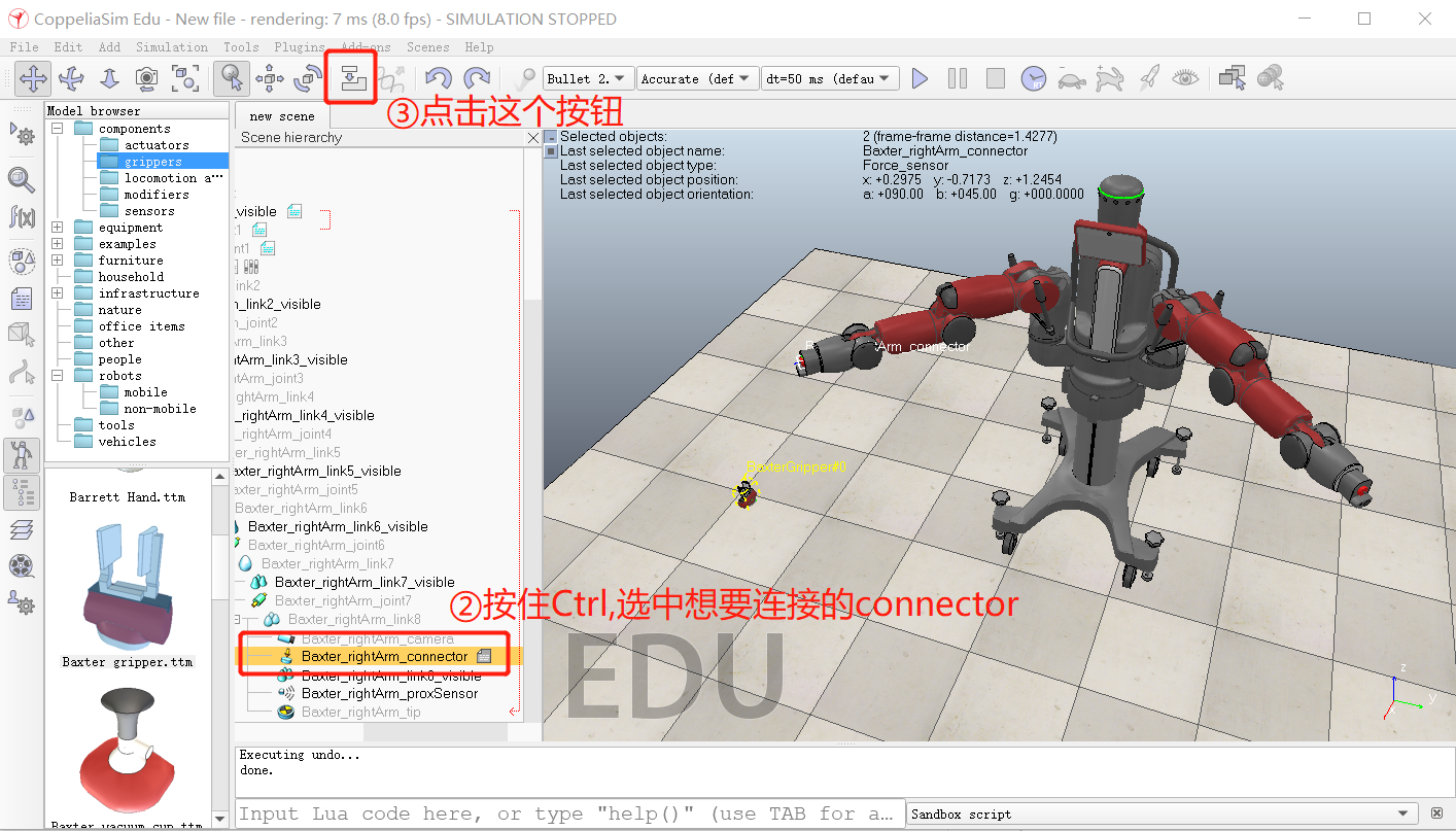 Vrep/CoppeliaSim：基础操作（1）_coppeliasim机器人旋转-CSDN博客