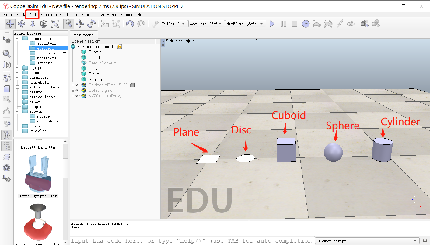 Vrep/CoppeliaSim：基础操作（2）_vrep设置球体随机运动-CSDN博客
