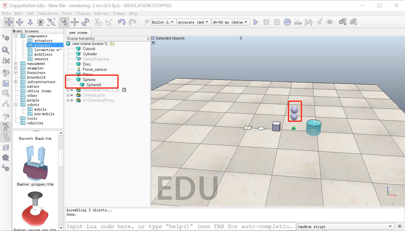 Vrep/CoppeliaSim：基础操作（2）_vrep设置球体随机运动-CSDN博客