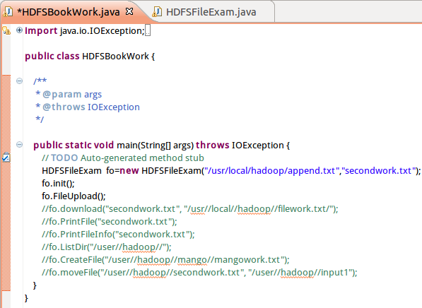 基于JAVA的HDFS文件操作（里面有java的HDFS文件操作的完整代码）_给定hdfs中某一个目录,输出该目录下的所有文件的读写权限、大小、创建时间、-CSDN博客