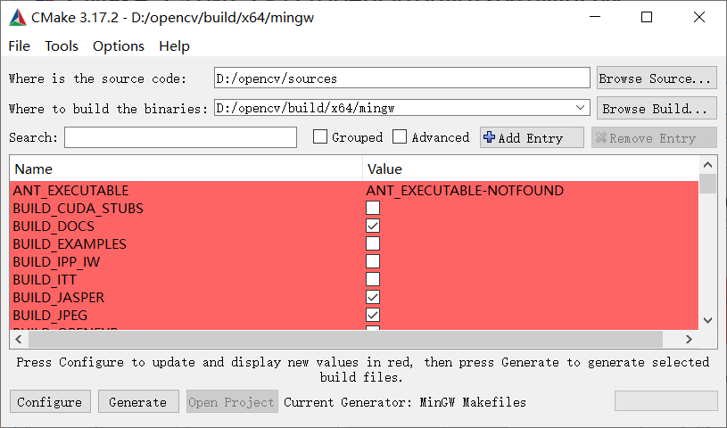 windows10上利用 VSCode＋MinGW + CMake安装编译openCV_怎么测试在windows中mingw和opencv安装成功-CSDN博客