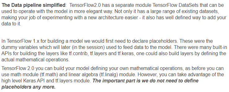 深度学习 Tensorflow1x和tensorflow2x对比与总结tensorflow1x和2x区别 Csdn博客 