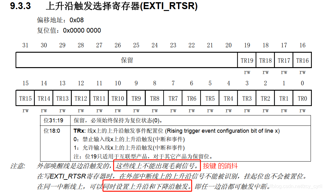 Stm32笔记 (八)exti外部中断(通过按键来触发exti中断)为什么exti引脚没配置按键依旧好用 Csdn博客