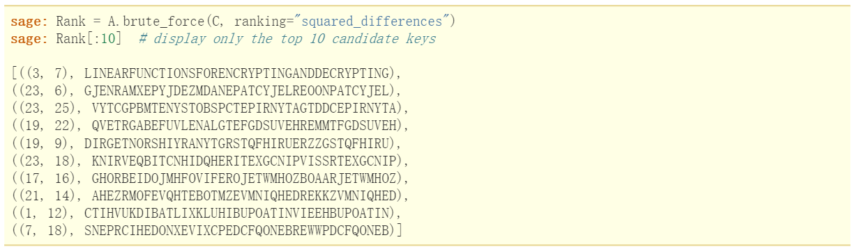 SageMath密码学密码体制及加解密_sagemath 密码学-CSDN博客