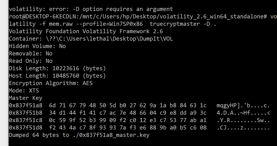 记一次奇怪的truecrypt解密，隐藏分区的MasterKey_truecrypt内部密钥-CSDN博客