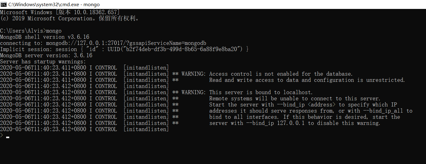 Win10下MongoDB 3.6版本安装及配置_mongodb3.6下载-CSDN博客