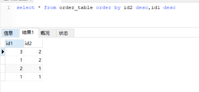 order by a desc,b desc与order by a,b desc的区别_order by sid-CSDN博客