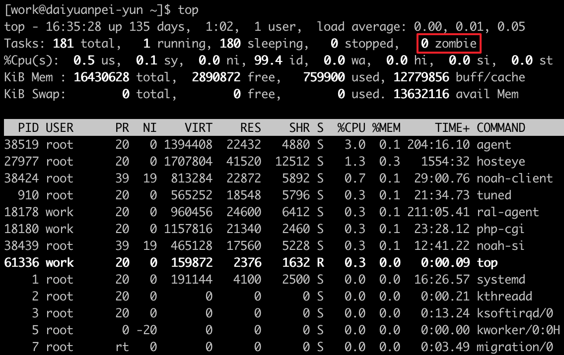 linux查看僵尸进程_查僵尸进程-CSDN博客