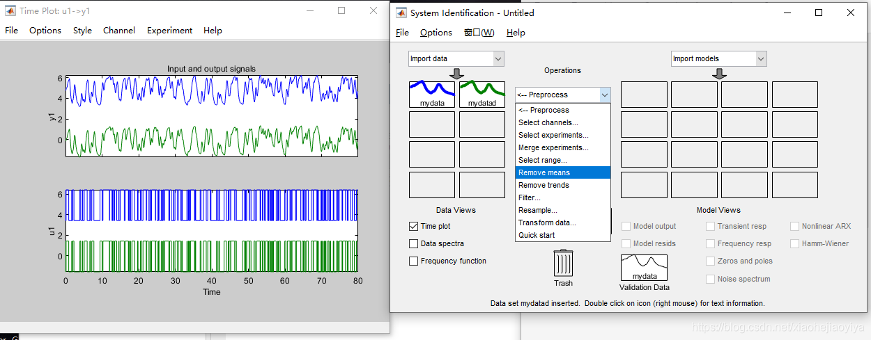 【控制理论】【matlab】利用system Identification App辨识对象模型 Csdn博客