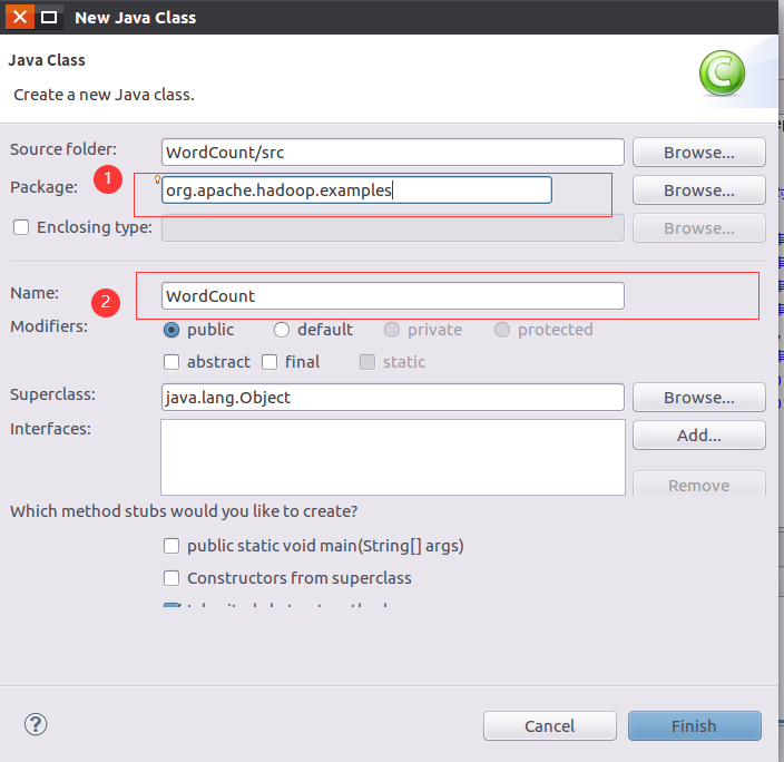 大数据之Hadoop学习（十一） 在ubuntu的eclipse安装MapReduce，以及运行WordCount程序并打包成.Jar文件在终端执行（超级详细）_安装运行mapreduce ...