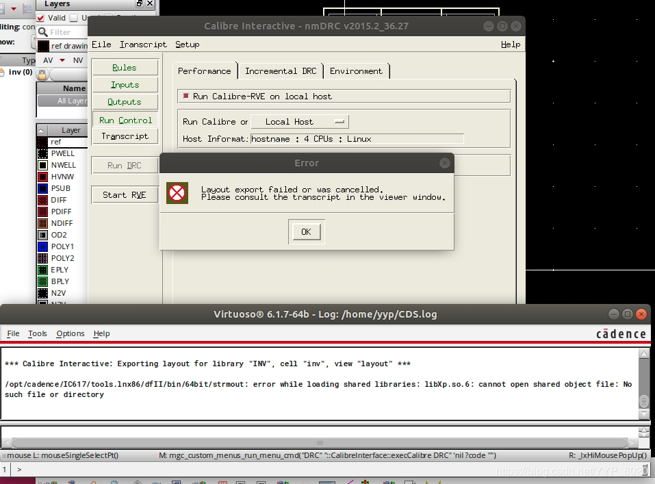 calibre版图验证及寄生参数的提取后仿真_YYP_8020的博客-CSDN博客_calibre版图