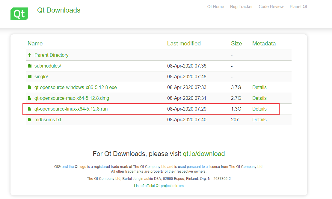 Ubuntu18.04下安装Qt5.11.3_qt5.11.3 下载地址-CSDN博客