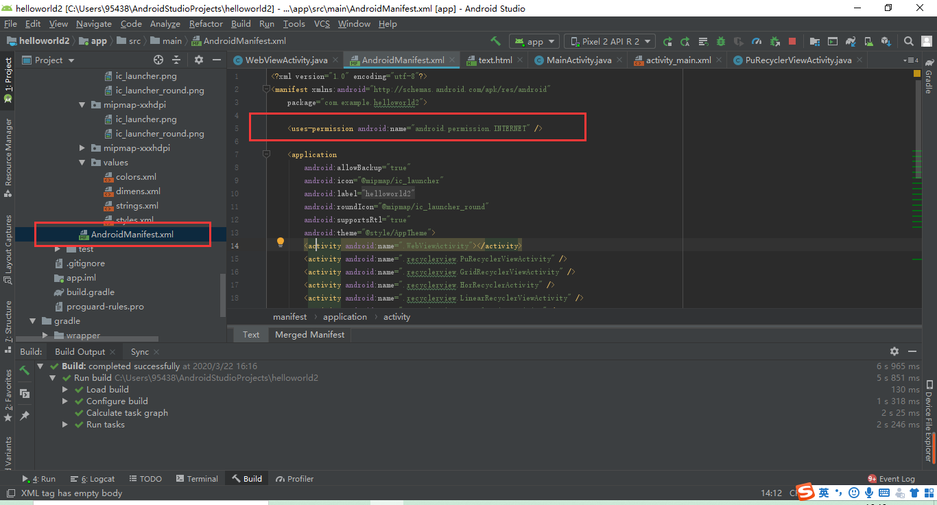【Android-Activity】WebView控件的使用方式总结_安卓webview activity-CSDN博客