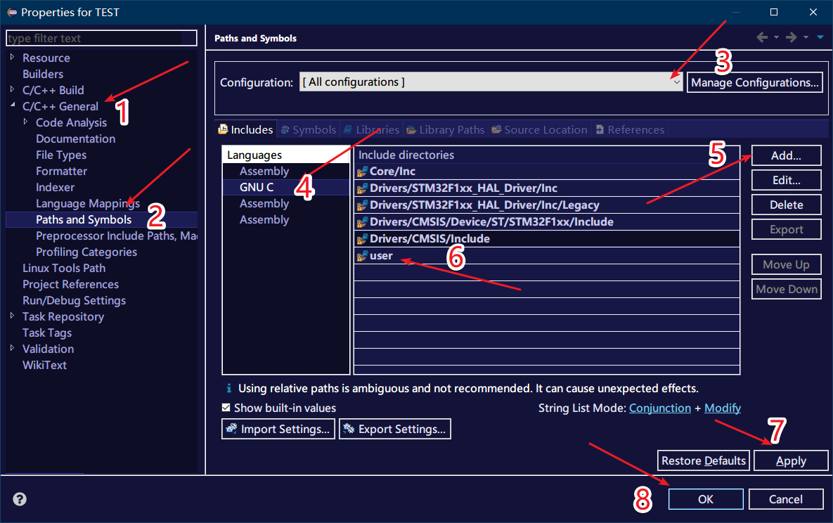 SW4STM32（eclipse）开发stm32手动添加源文件到项目_sw4stm32导入文件不能选-CSDN博客