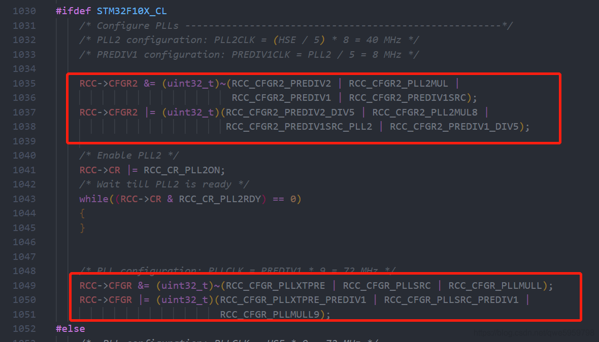 关于stm32f105 107时钟配置详解 Stm32f105与107 Csdn博客