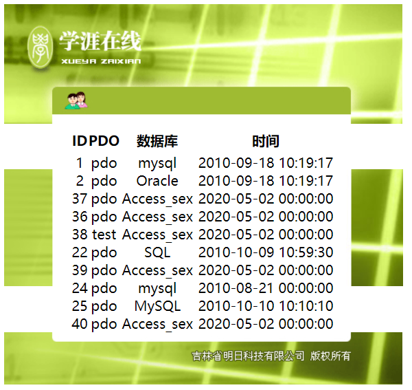PDO方式连接数据库、PHP连接数据库_php pdo数据库连接-CSDN博客